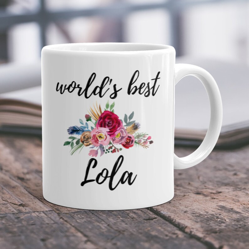 Lola Gift Idea Mug Filipino Grandmother Grandma World's Best Coffee Cup ...