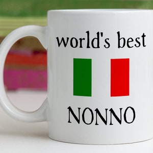 Nonno Gift Nonno Mug Italian Flag Nonno Fathers Day Nonno - Etsy