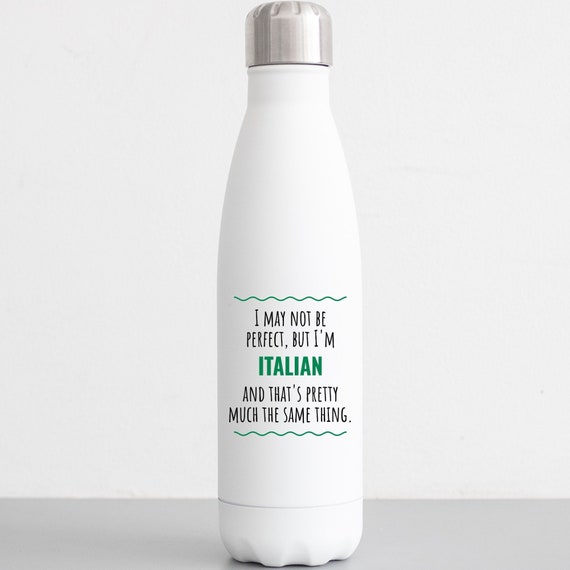 Italian Italy Gift Water Bottle - Etsy