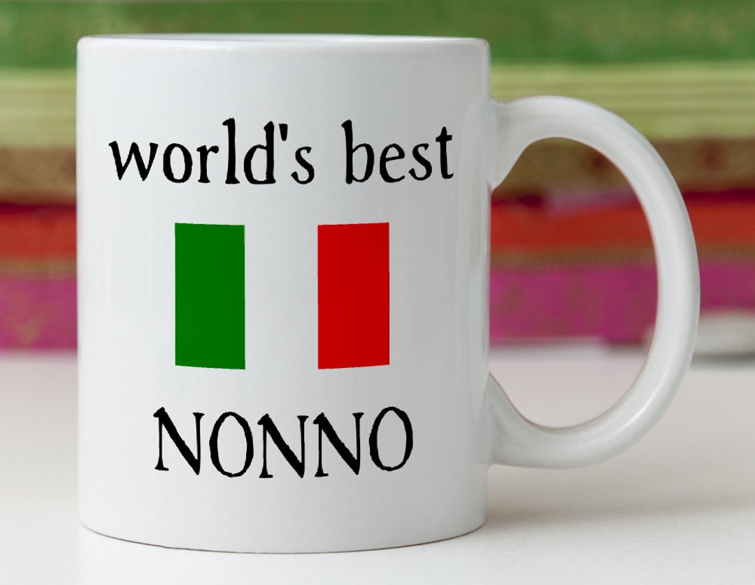 Nonno Gift Nonno Mug Italian Flag Nonno Fathers Day Nonno Present Nonno ...
