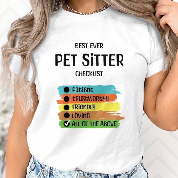 Pet Sitter T Shirt - Etsy