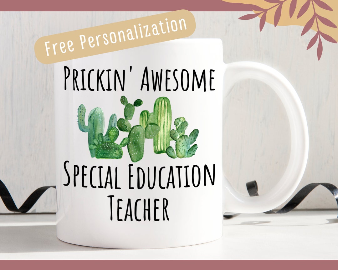 Funny Special Education Teacher Gift Idea Mug Thank You Best Ever ...