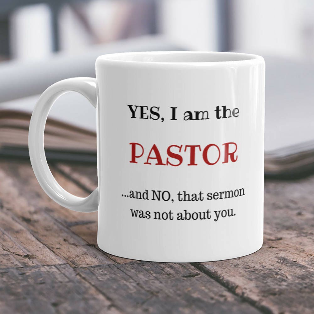Funny Pastor Gift Idea Mug Appreciation Thank You Coffee Cup - Etsy