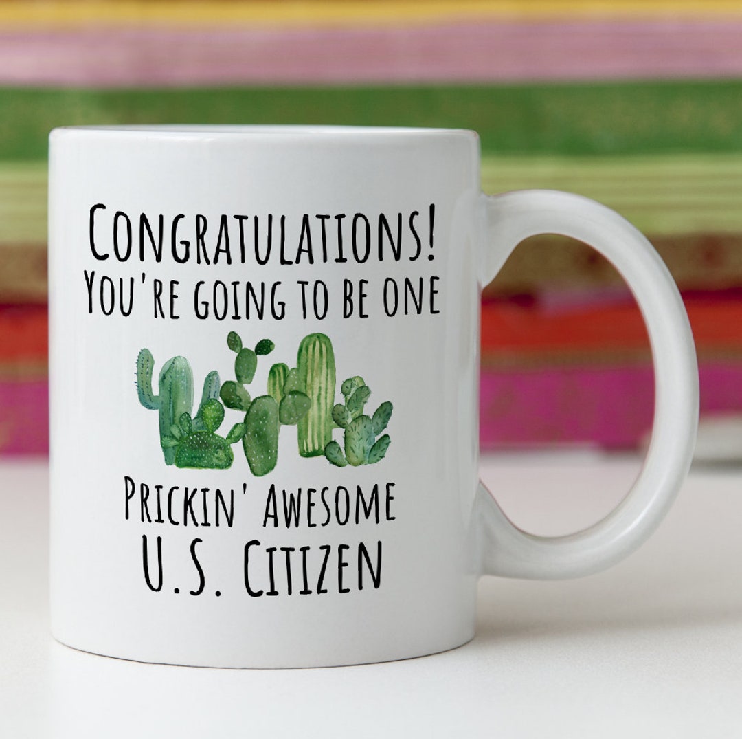 New Citizen Gift/new Citizen Mug/citizenship Gift/american Citizen/us ...
