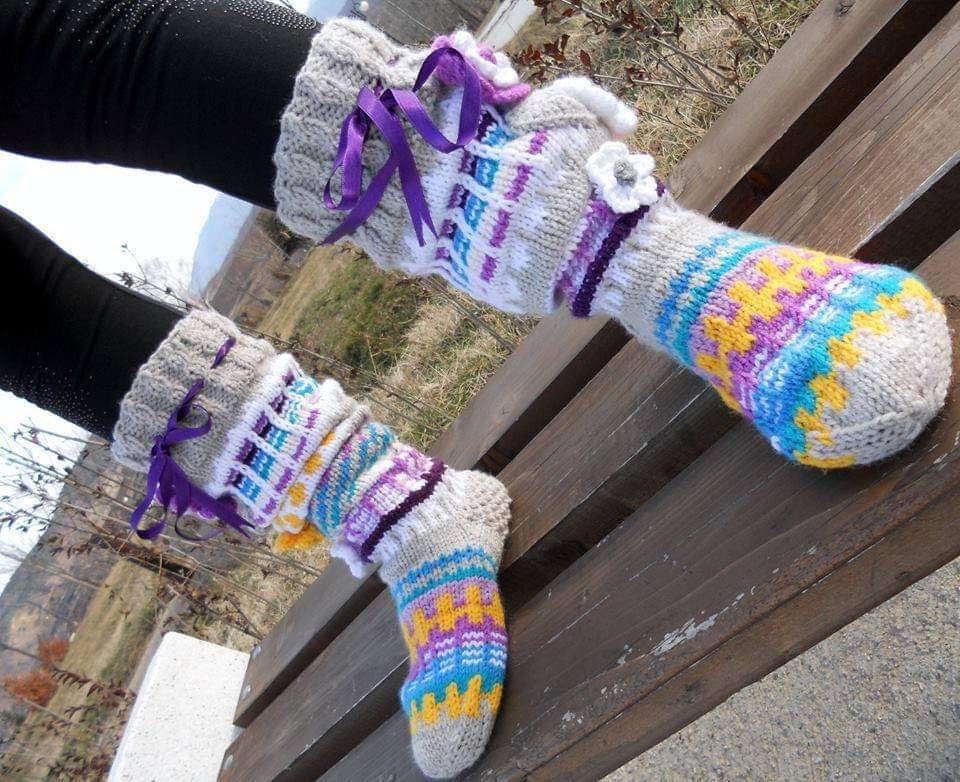 Over the Knee Socksthigh High Sockshand Knit Knee Socks - Etsy