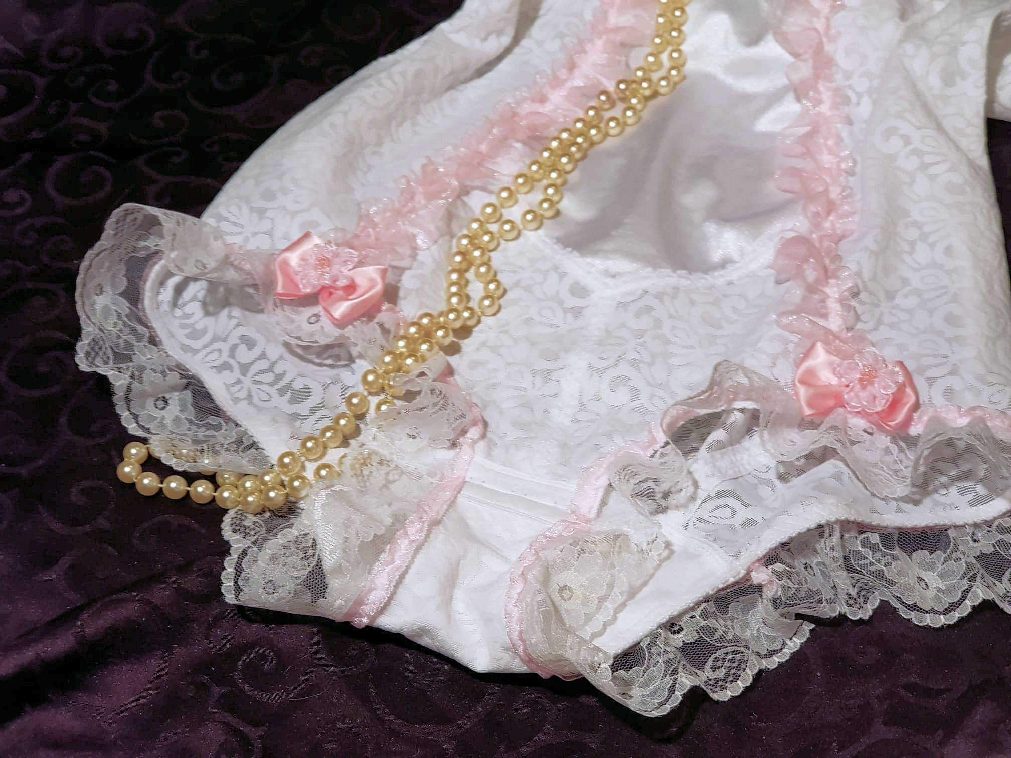 Sissy Brocante Satin All In One Full Pull On Corselette Etsy