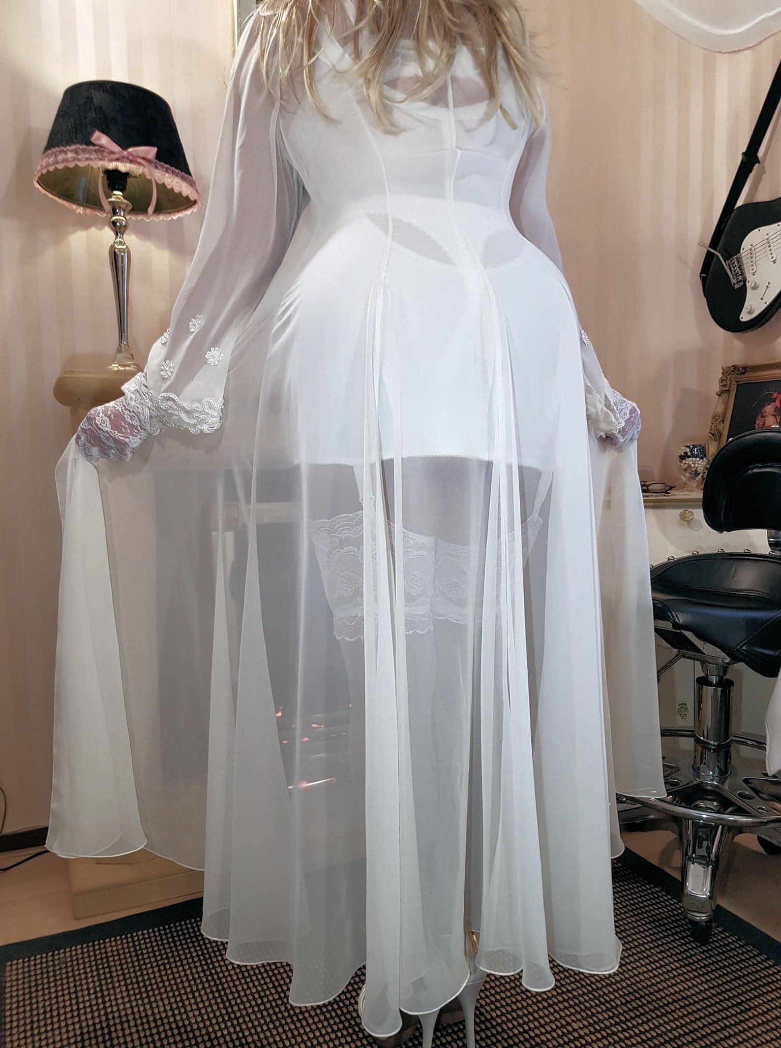 All In One Open Bottom Corselette Uk Size42 D Eur Size Etsy