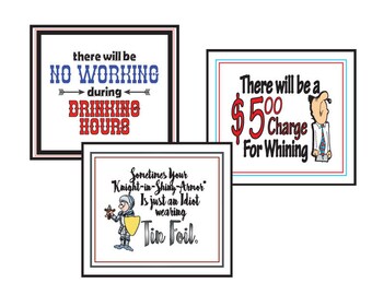 Funny drinking sign | Etsy