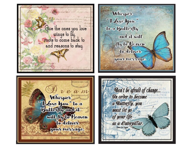 Butterfly Signs Whisper Butterfly Sign Wings to Fly Sign | Etsy New Zealand