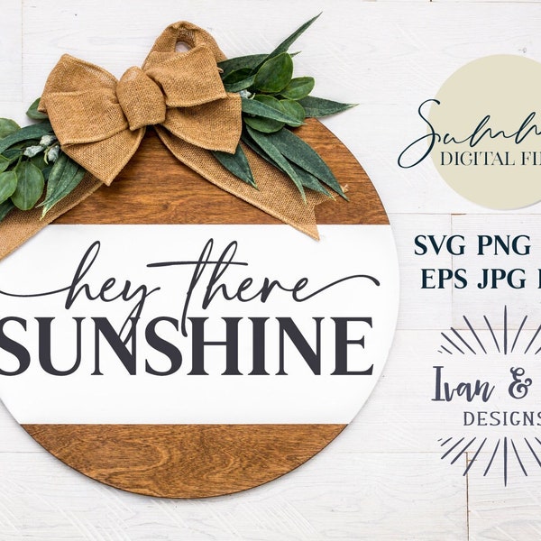 Hey There Sunshine Svg - Etsy