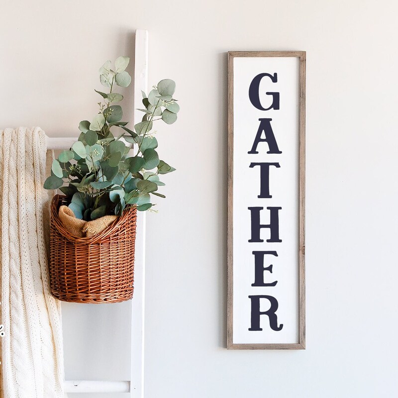 Gather Sign - Etsy