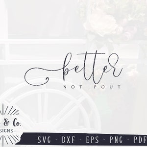 SVG Files, Better Not Pout Svg, Christmas Sign, Farmhouse Christmas ...