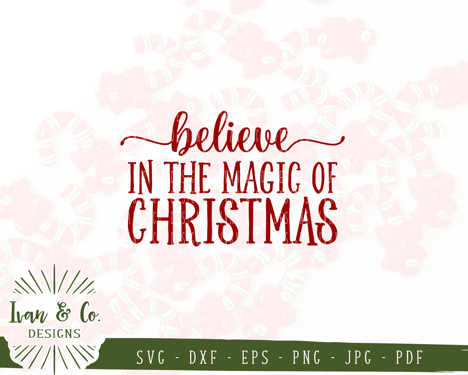 SVG Files Believe in the Magic of Christmas Svg Winter Svg | Etsy