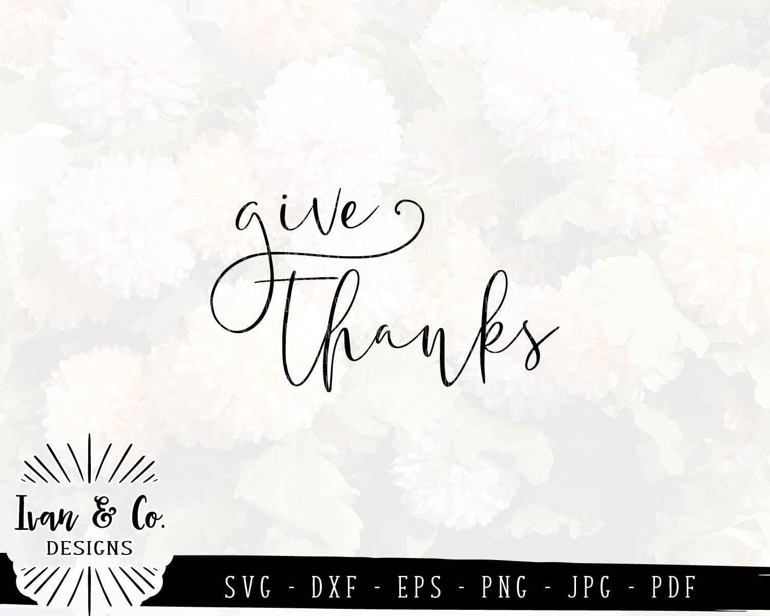 SVG Files Give Thanks Svg Thanksgiving Svg Fall Sign Svg | Etsy