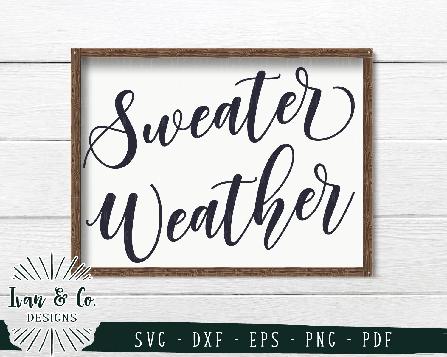 silhouette Fall Design Sweater Weather SVG Fall SVG clip art png eps ...