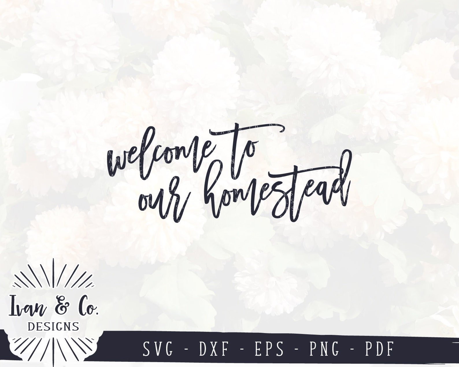 SVG Files, Welcome to Our Homestead Svg, Farmhouse Svg, Commercial Use ...