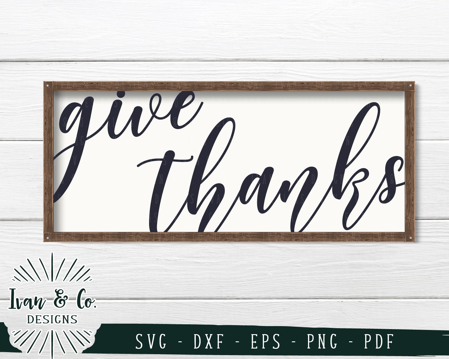 SVG Files, Give Thanks Svg, Thanksgiving Svg, Oversized Svg, Home Svg ...