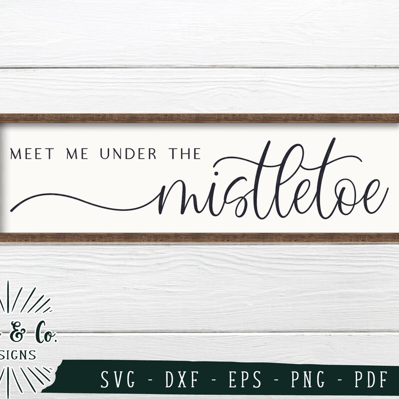 Mistletoe Svg - Etsy
