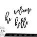 SVG Files, Hi Svg, Hello Svg, Welcome Svg, Oversized, Wall Art, Cricut ...