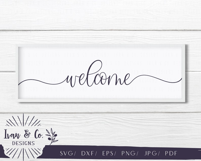 SVG Files Welcome Svg Wedding Sign Svg Cricut Silhouette - Etsy
