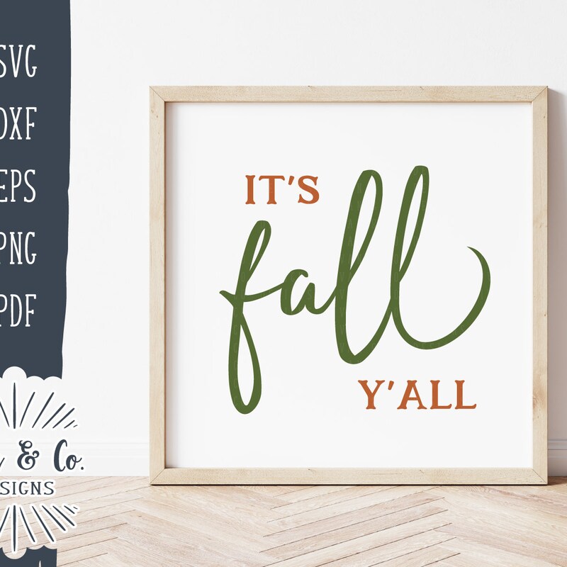 It's Fall Y'all - Etsy