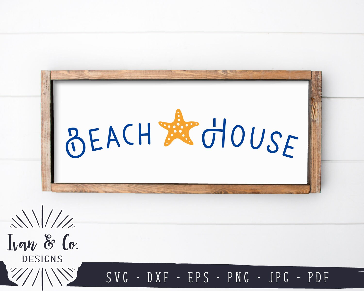 Beach House SVG Files Starfish Svg Summer Svg Beach Svg - Etsy