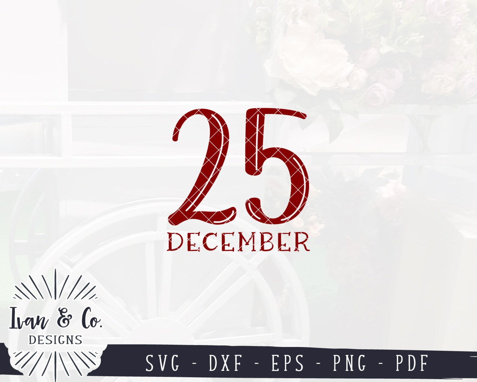 SVG Files, 25 December Svg, Holidays Svg, Farmhouse Christmas Svg ...