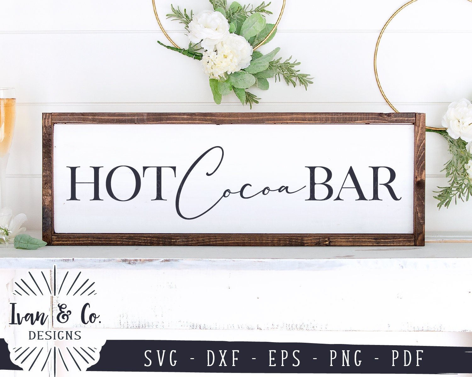 SVG Files Hot Cocoa Bar Svg Winter Svg Fall Svg Rustic - Etsy