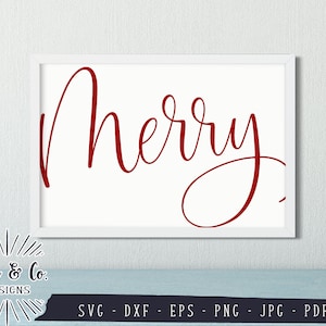SVG Files, Merry Svg, Holidays Svg, Farmhouse Christmas Svg, Christmas ...