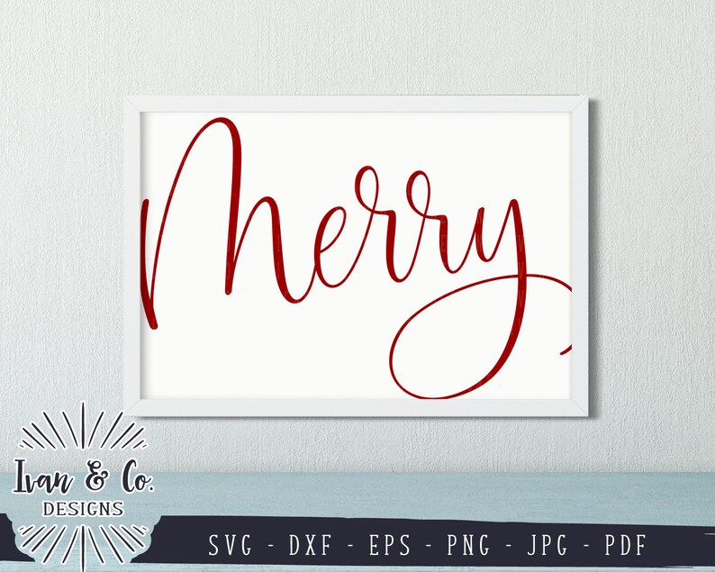 SVG Files Merry Svg Holidays Svg Farmhouse Christmas Svg - Etsy