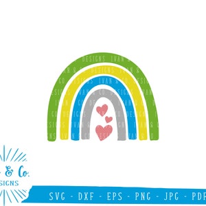 SVG Files, Rainbow Svg, Heart Svg, Nursery Svg, Kids, Cricut ...
