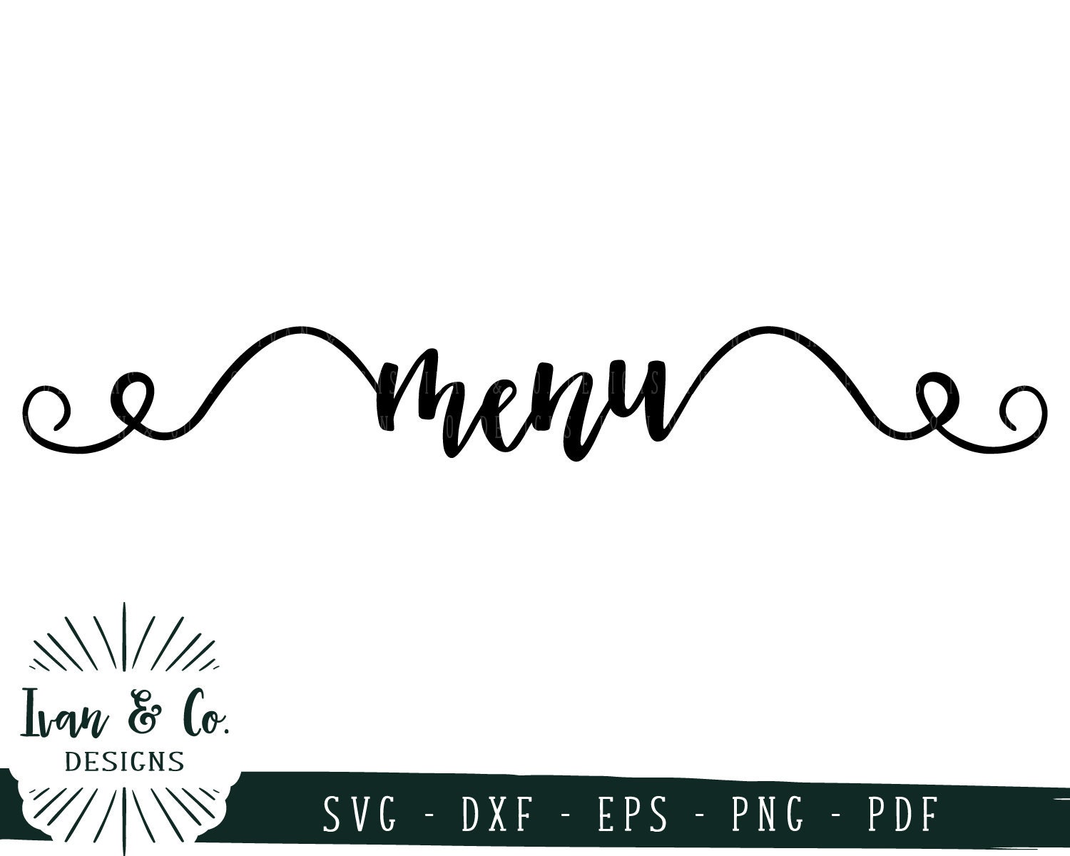 SVG Files Menu Svg Wedding Menu Svg Menu Sign Svg Vector - Etsy UK