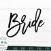 SVG Files, Bride SVG, Wedding Signs SVG, Cliparts, Vector Outline ...