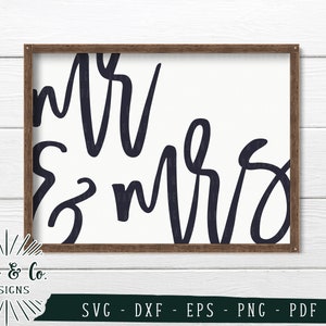SVG Files, Mr and Mrs Svg, Mr & Mrs Svg, Wedding Svg, Oversized Svg ...