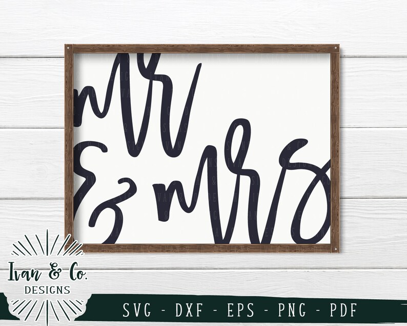 SVG Files, Mr and Mrs Svg, Mr & Mrs Svg, Wedding Svg, Oversized Svg ...