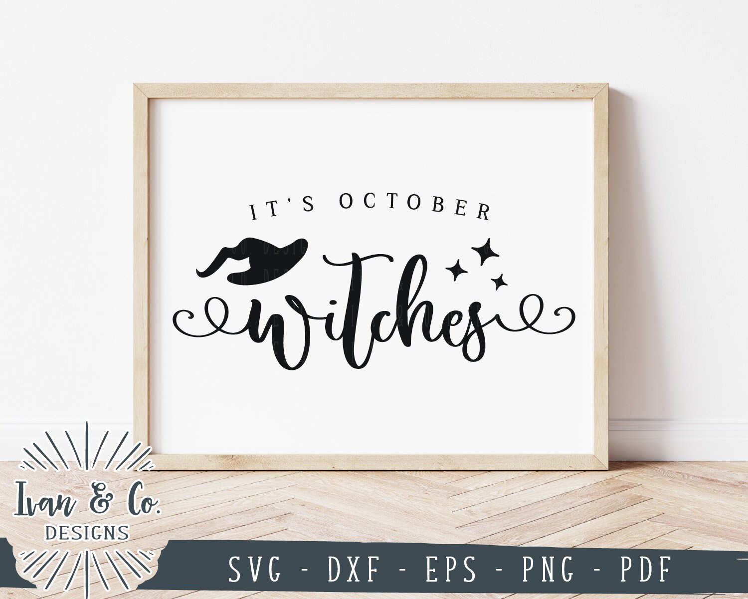 SVG Files It's October Witches Svg Halloween Svg Fall | Etsy