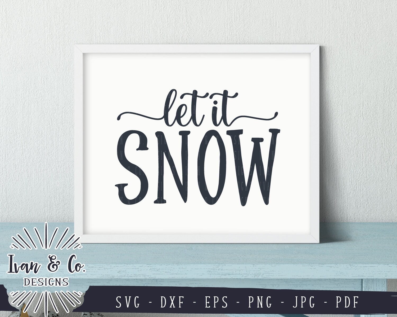 SVG Files Let It Snow SVG Winter SVG Christmas Song Clip - Etsy