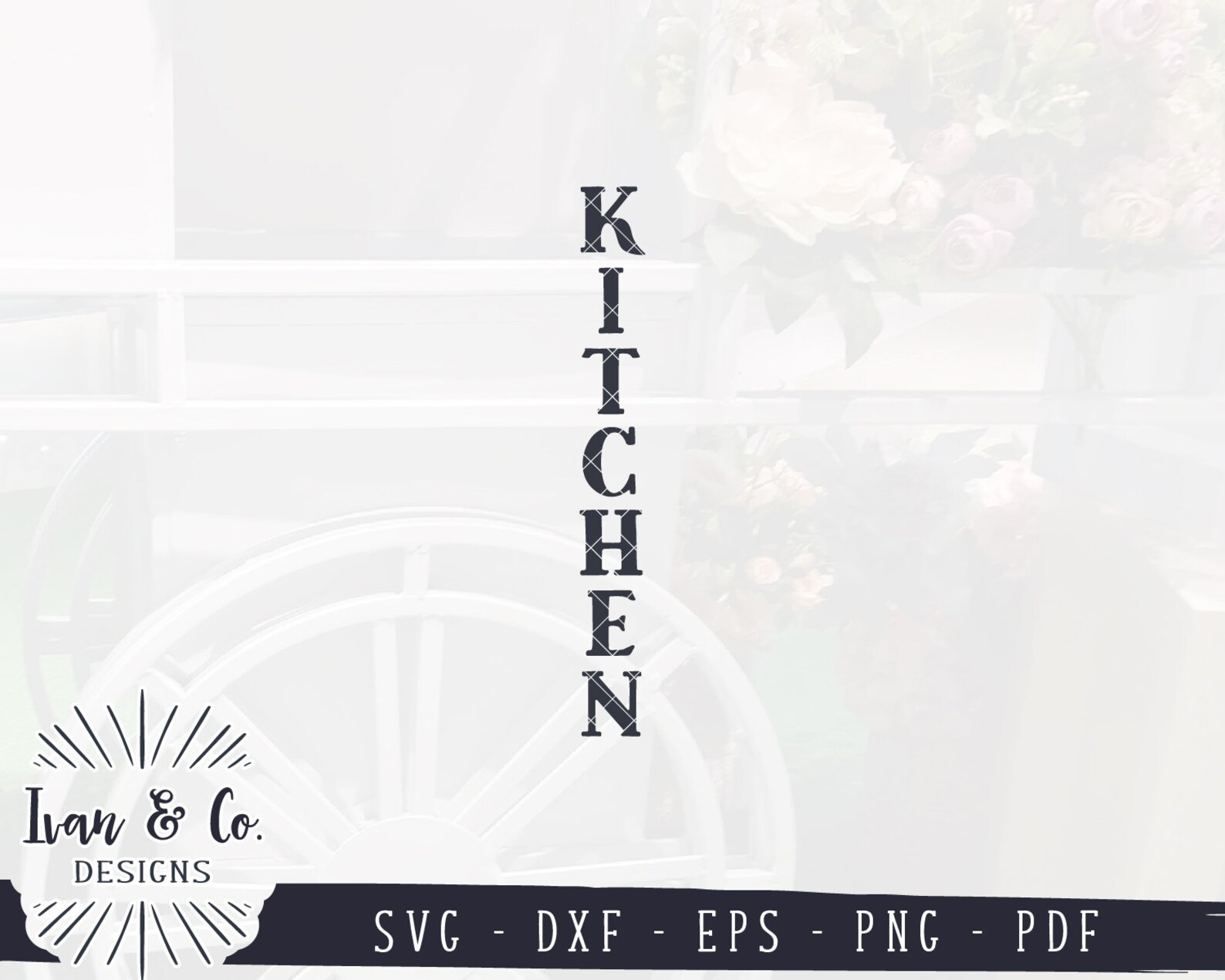 SVG Files Kitchen Svg Vertical Sign Svg Farmhouse Svg Home | Etsy