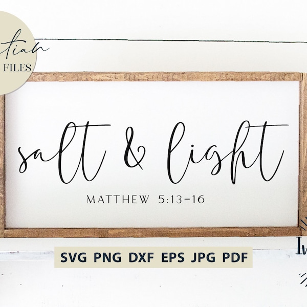 Salt and Light - Etsy