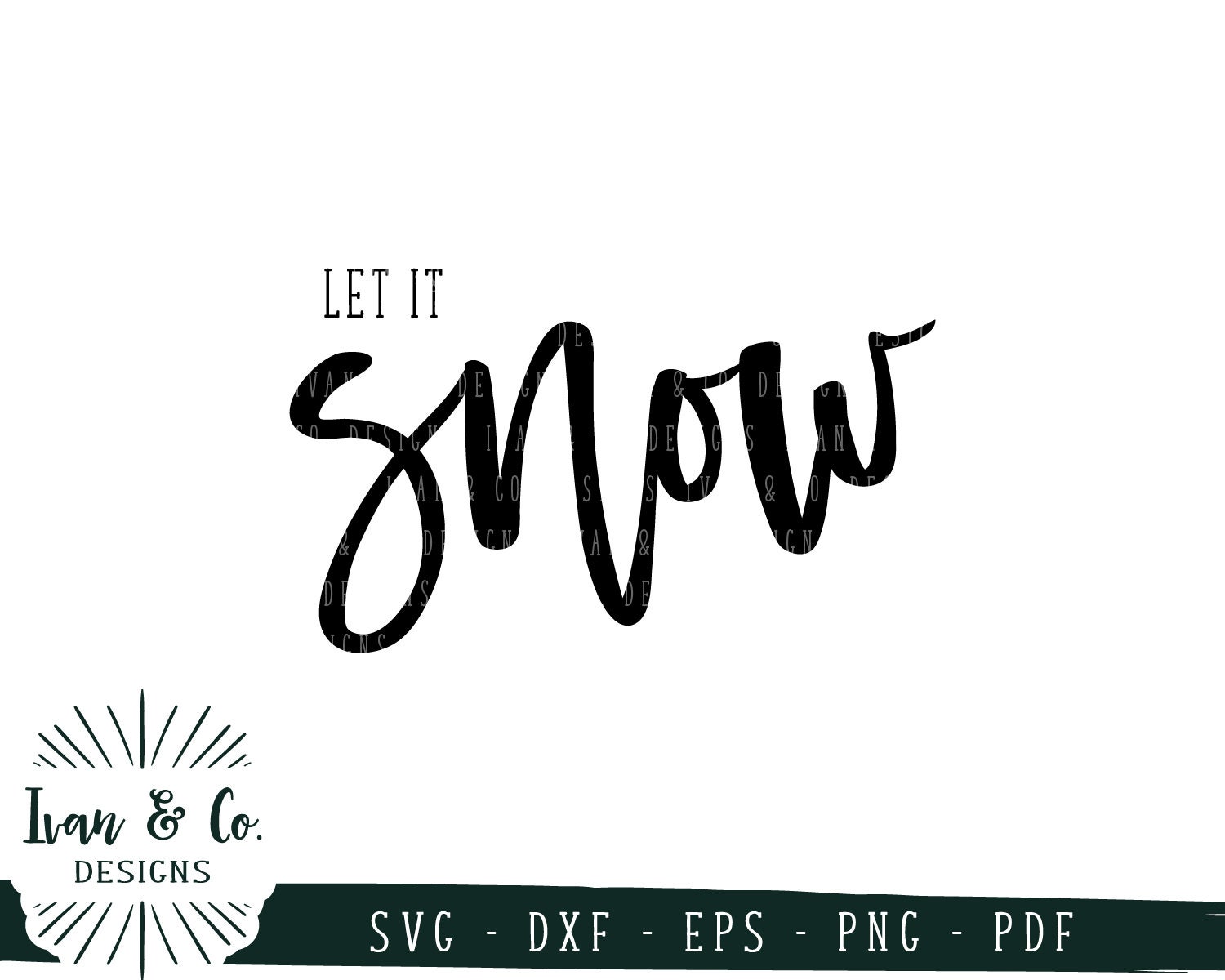 SVG Files Let It Snow Svg Christmas Svg Winter Svg Song | Etsy