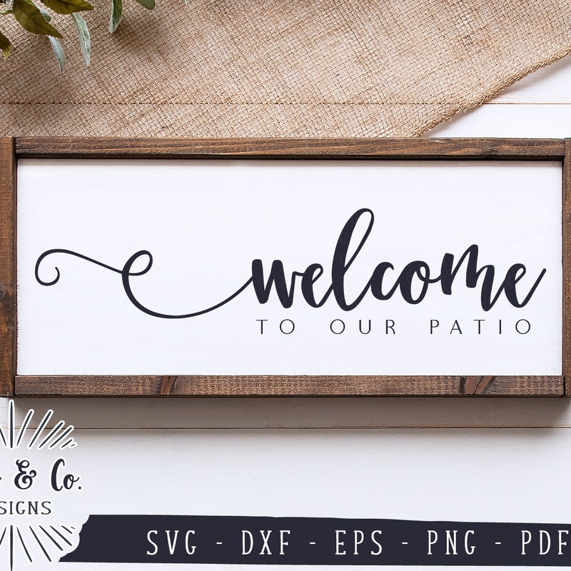 Welcome to the Patio - Etsy
