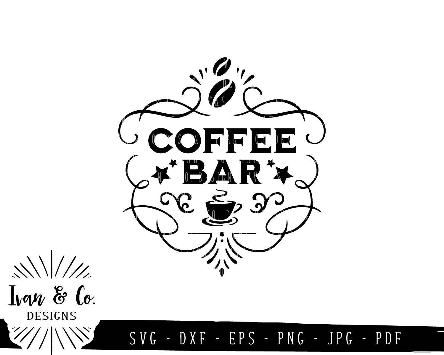 SVG Files Coffee Bar Svg Coffee Sign Svg Kitchen Svg - Etsy