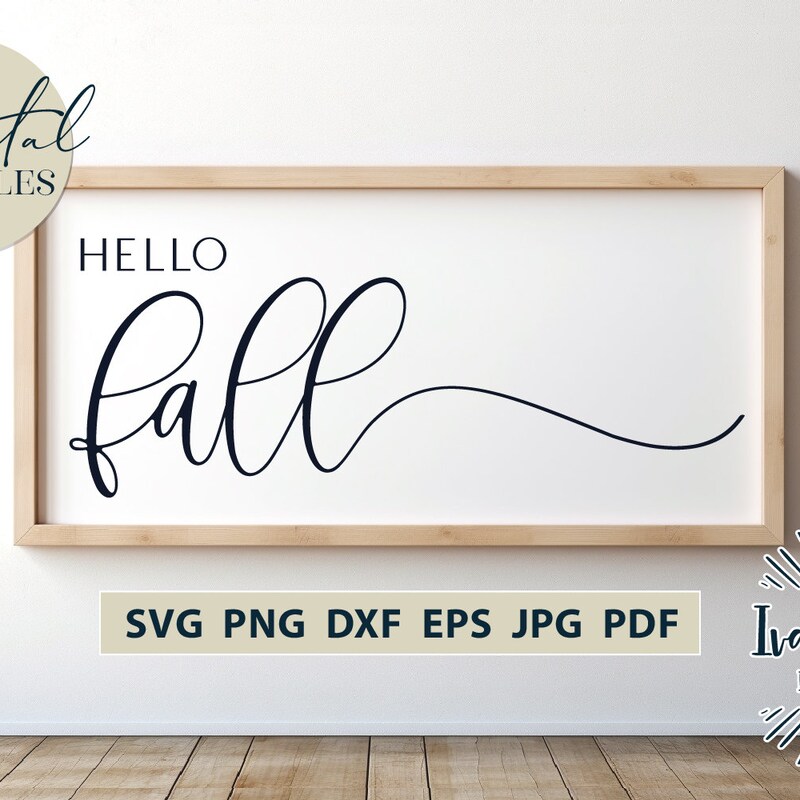 Hello Fall Svg - Etsy