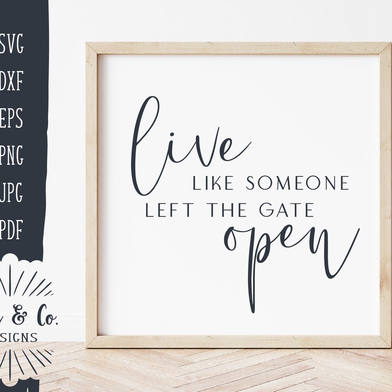 Left the Gate Open - Etsy