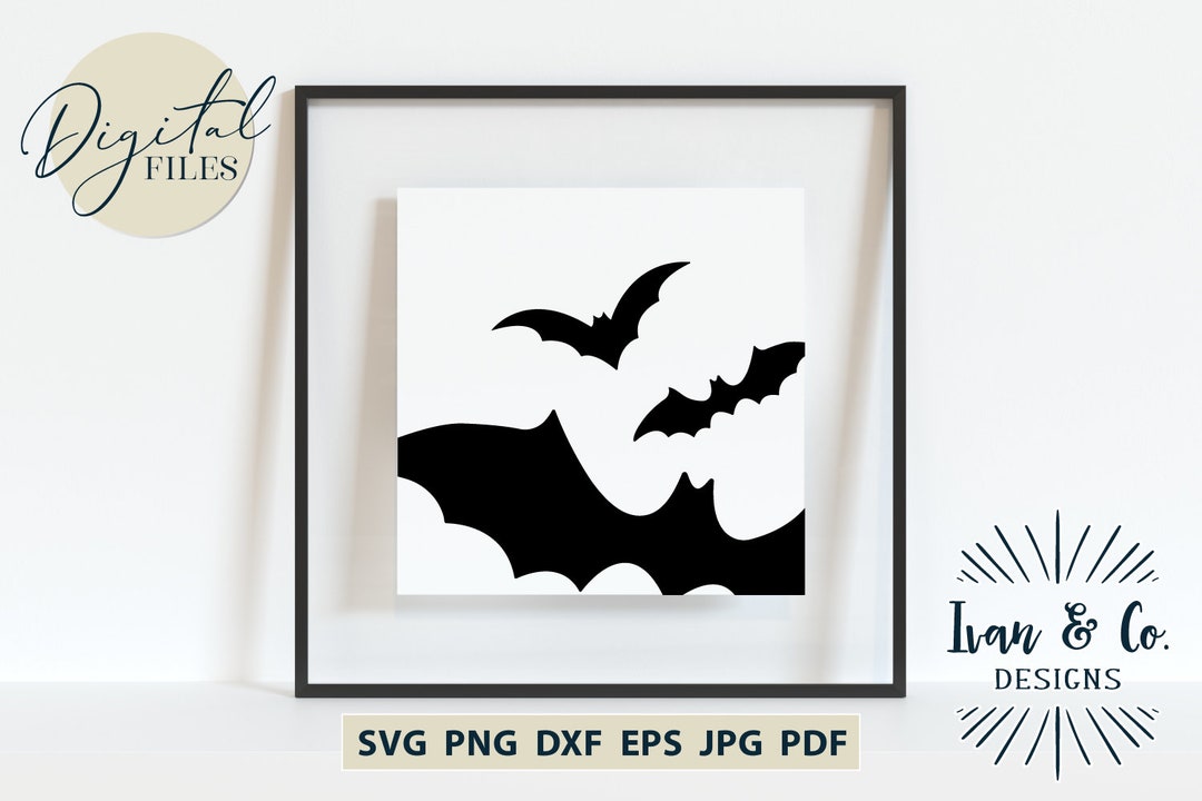 Bat Pattern Svg Files, Halloween Svg, Spooky Svg, Fall & Autumn ...