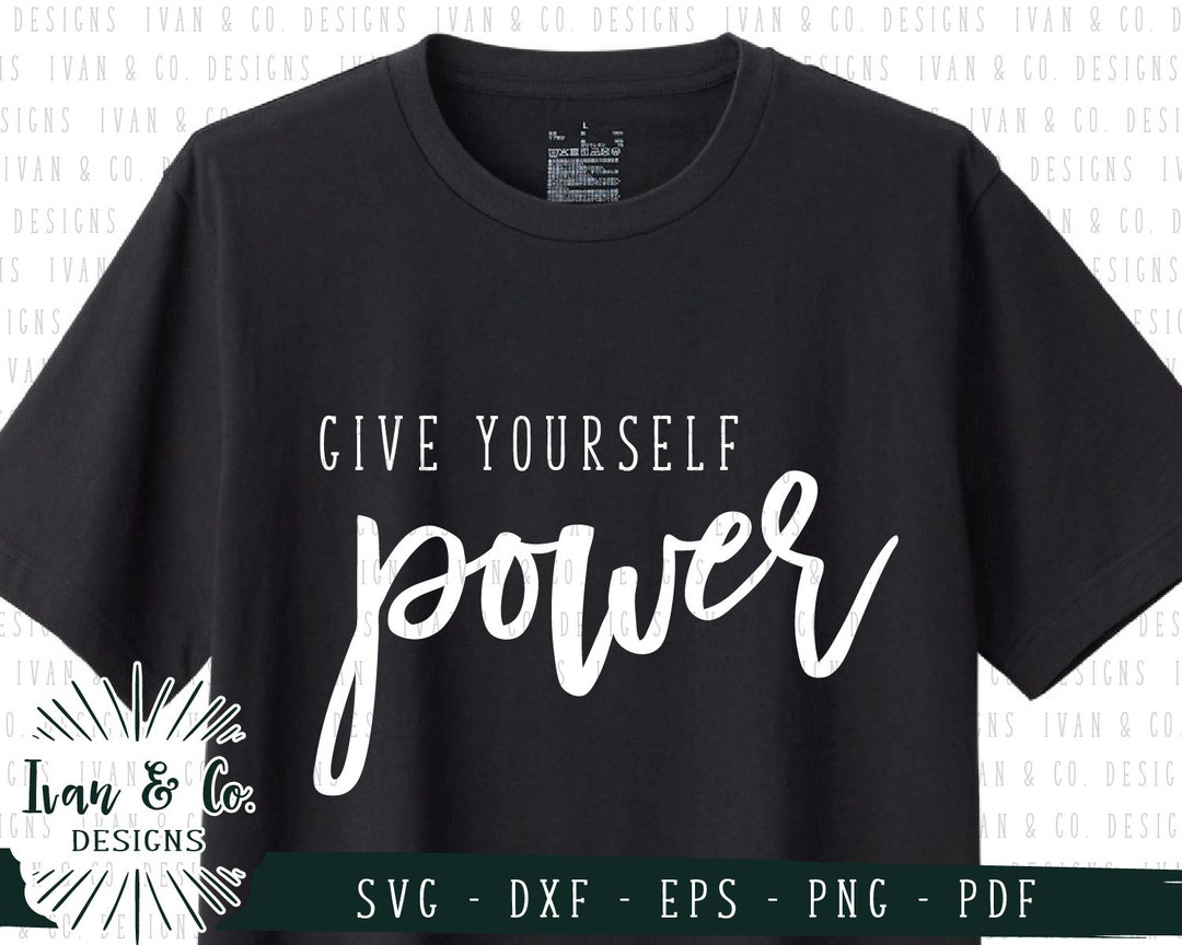 SVG Files, Give Yourself Power Svg, Cheer Svg, Fight Svg, Vector ...
