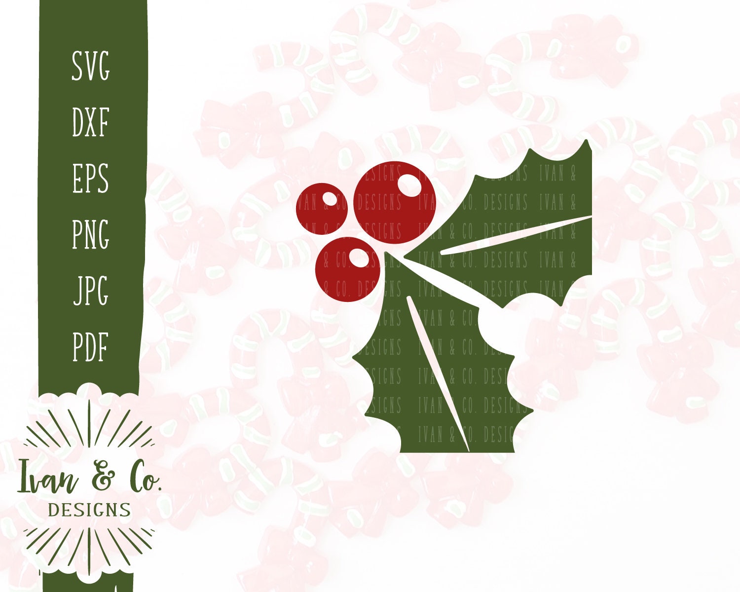 SVG Files Holly Svg Christmas Svg Holidays Svg Farmhouse - Etsy