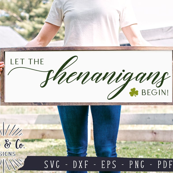 Let the Shenanigans Begin Sign - Etsy