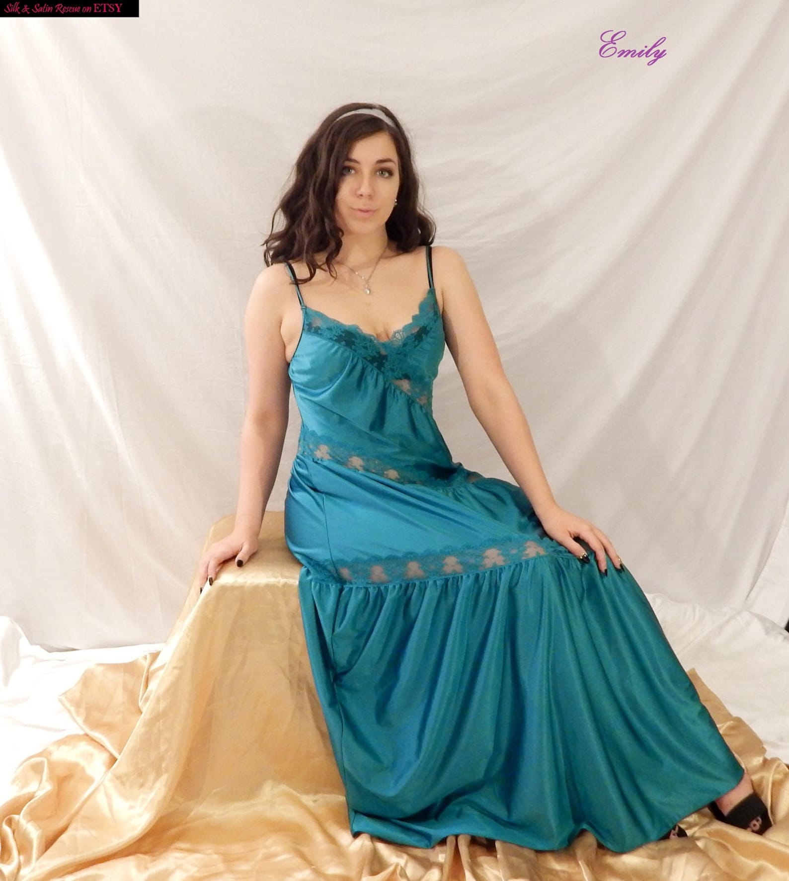 Emily 3 Teen Lingerie Model Photo Shoot For Silk And Satin Rescue