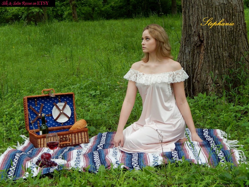 Stephanie Teen Lingerie Model Outdoor Photo Shoot Set For Silk And